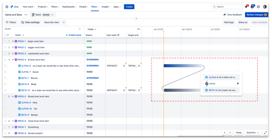 How to manage dependencies with Jira Align